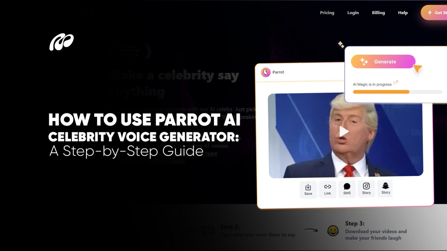 How to Use Parrot AI Celebrity Voice Generator: A Step-by-Step Guide